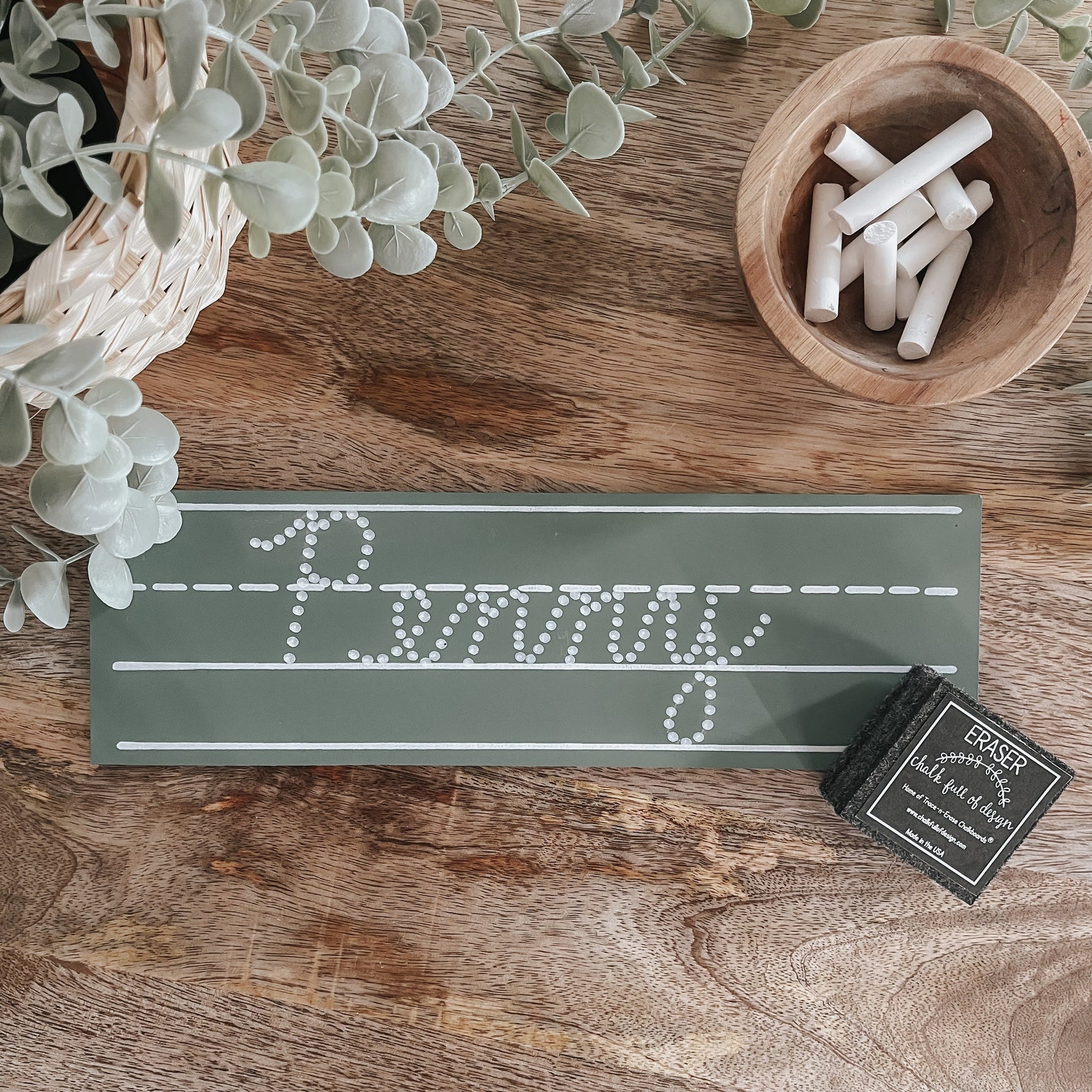 Personalized Name Tag Chalkboard – Chalk Full of Design