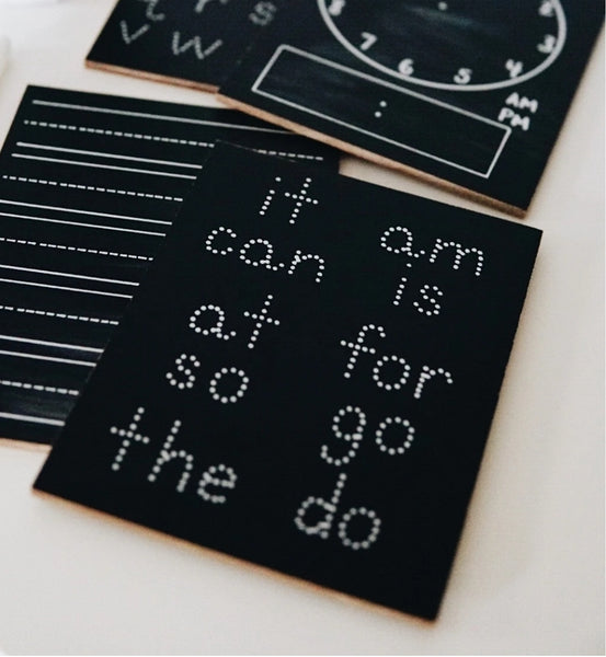 Travel Size Sight Words Chalkboard (Black) – Chalk Full of Design